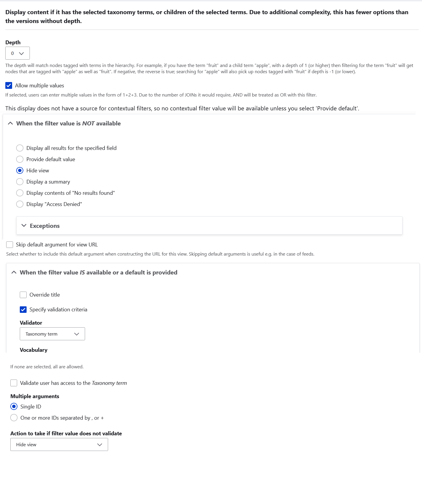 View not showing result based on taxonomy term contextual filter ... View not showing result based on taxonomy term contextual filter ...